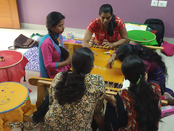 Embroidery Classes in Bangalore | Hand Embroidery Course | Nichi Embroidery